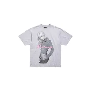 Balenciaga Britney Spears Series T-Shirt - Grey & Silver